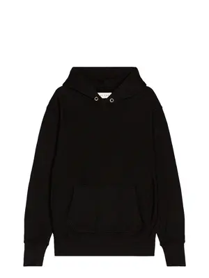 LES TIEN Cropped Hoodie - Black
