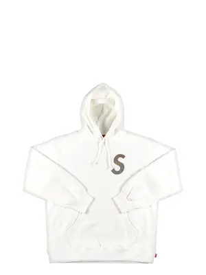Supreme X Swarovski Logo Hooded Sweatshirt - White