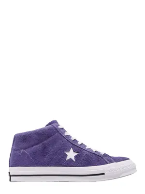 CONVERSE One Star Mid Fuzz Sneakers - Purple