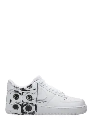 Nike Supreme X Comme Des Garçons Shirt X Air Force 1 Low "eyes - White