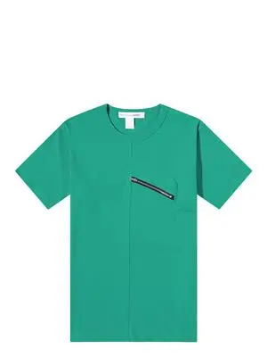 Comme Des Garçons Zip T-shirt - Green