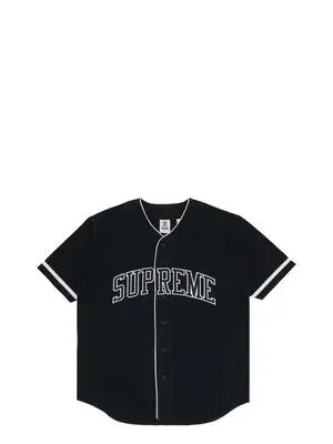 Supreme X Timberland Baseball Jersey - Black