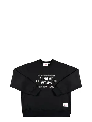 Supreme X Wtaps Crewneck - Black