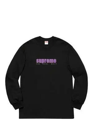 Supreme The Real Shit Long-sleeve Tee - Black