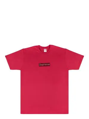 Supreme X Swarovski Box Logo T-shirt 'red' Red