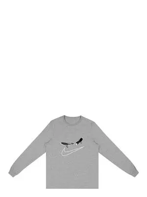 TRAVIS SCOTT For Nike Sb Smile Long-sleeve T-shirt Ii 'heather - Grey