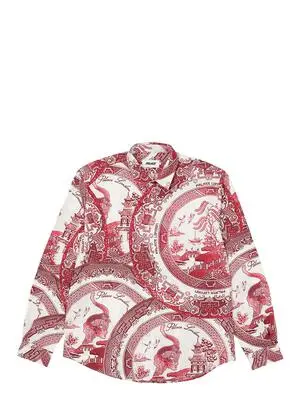 PALACE China Plate Shirt 'red'