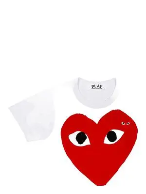 Play Comme Des Garcon Big Heart T-shirt - White