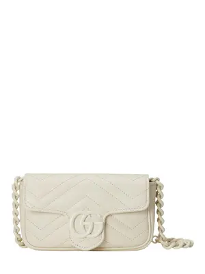 Gucci Gg Marmont Belt Bag - White