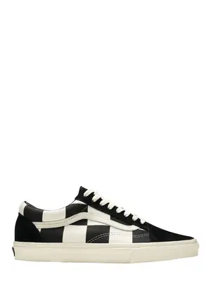 VANS Old Skool Checkerboard Sneakers - Black