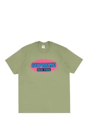 Supreme New York Tee 'light Olive' Green