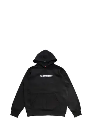 Supreme Motion Logo Hooded Sweatshirt - Black