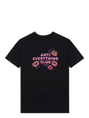 ANTI SOCIAL SOCIAL CLUB Anti Everything Club T-shirt - Black