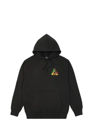 PALACE Swirl Tri-ferg Hood - Black