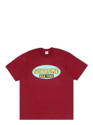 Supreme New York Tee 'cardinal' Red