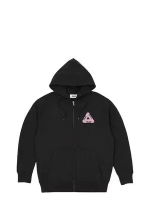 PALACE Tri-puff Print Zip Hoodie - Black