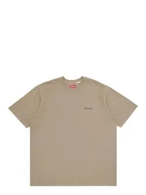 Supreme Washed Script Short-sleeve Top 'tan' Tan