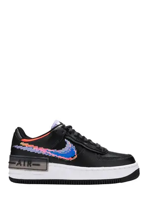 Nike Air Force 1 Shadow Se Pixel Swoosh - Black