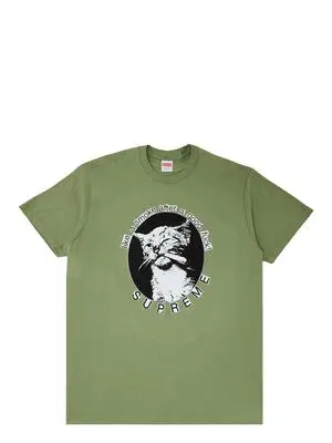 Supreme Smoke Tee 'light Olive - Green