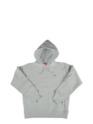 Supreme Supreme Enamel Small Box Hooded Sweatshirt Grey
