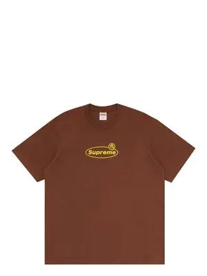 Supreme Warning Tee 'brown' Brown