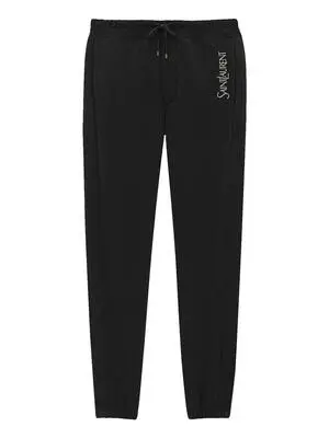 Saint Laurent Fleece Sweatpants - Black