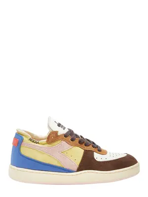 DIADORA Diadora Mi Basket Row Cut Choco Breakfast Sneakers Yellow