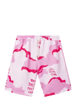 ANTI SOCIAL SOCIAL CLUB Cotton Candy Camo Shorts - Pink