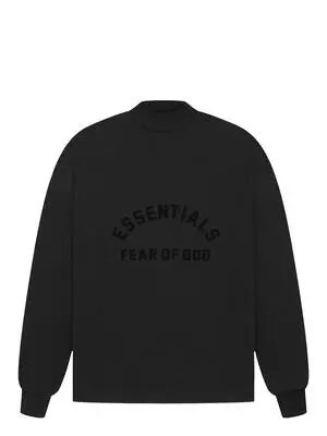 Fear Of God Long Sleeve Tee 'jet - Black