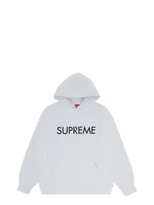 Supreme Capital Hooded Sweatshirt - Grey