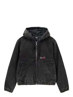 StüSsy Double Dye Work Jacket - Black | Editorialist