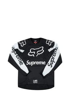 Supreme X Fox Racing Moto Jersey Top - Black