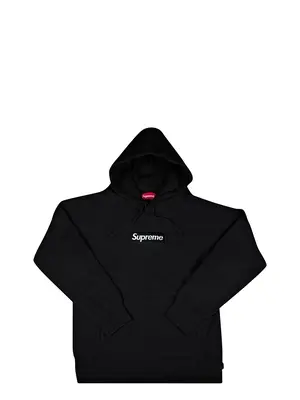 Supreme Box Logo Hooded Sweatshirt - Black