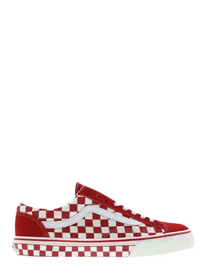 VANS Style 36 Checkerboard Sneakers - Red