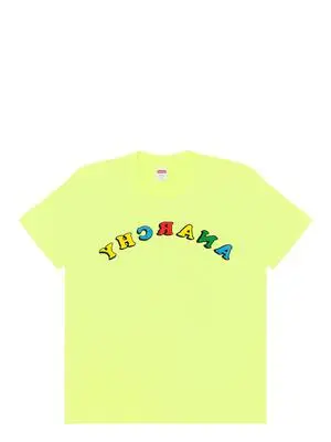 Supreme X Jamie Reid Anarchy Tee 'bright - Yellow