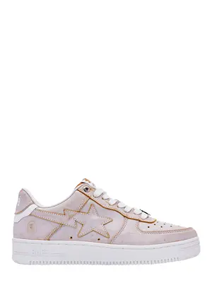 A BATHING APE Wmns Bapesta #5 Sneakers - Tan