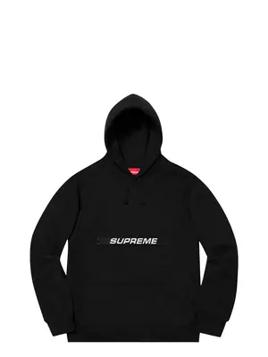 Supreme Zip Pouch Hooded Sweatshirt - Black