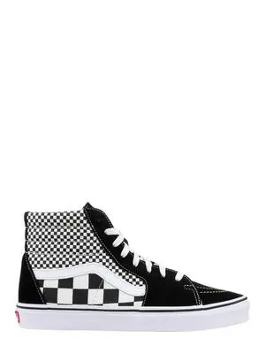 VANS Sk8-hi Mix Checker Sneakers - Black