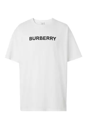 Burberry Logo Oversized T-shirt - White