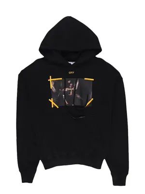 Off-White Arrow Caravaggio Skate Hoodie - Black