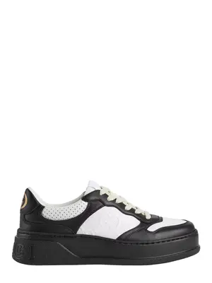 Gucci Gg Embossed Sneaker - Black