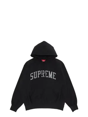 Supreme Glitter Arc Hooded Sweatshirt - Black