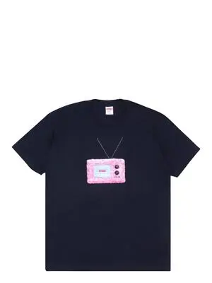 Supreme Tv Tee 'navy' Blue