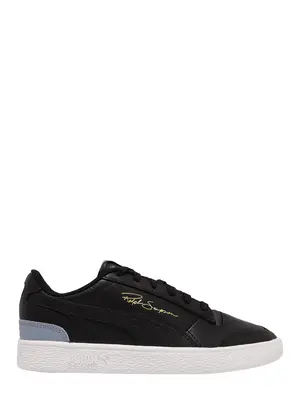 PUMA Ralph Sampson Low Faded Denim Sneakers - Black