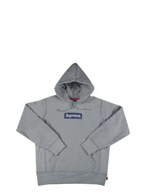 トップス Supreme bandana box logo hoodie Grey L Buy Supreme Bandana Box Logo Hooded Sweatshirt 'Heather Grey
