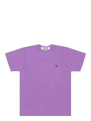 Play Comme Des Garcon Small Heart T-shirt - Purple