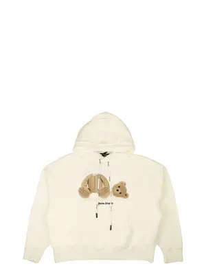 Palm Angels Pa Bear Hoody - White