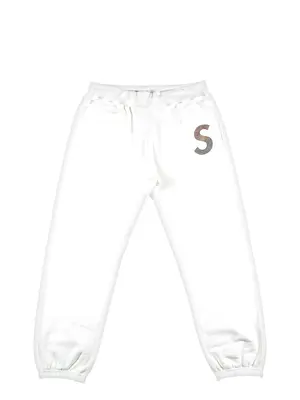 Supreme X Swarovski Logo Sweatpant - White