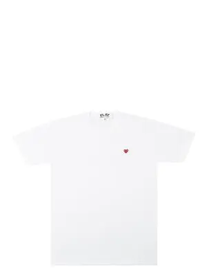Play Comme Des Garcon Small Heart T-shirt - White
