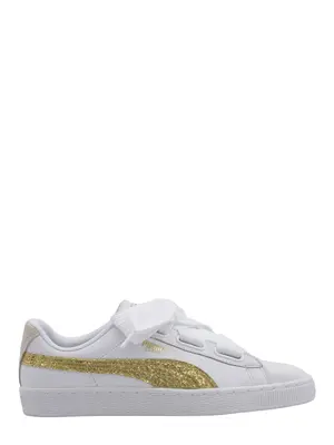PUMA Basket Heart Sneakers - White